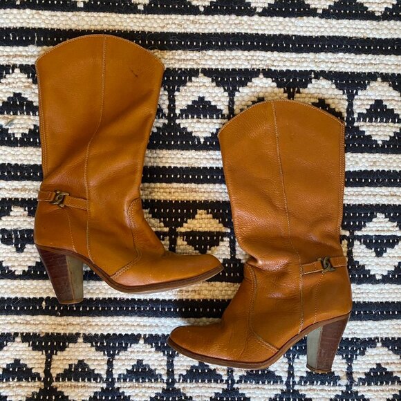 Kinney | Shoes | Vintage Kinney Womens Brown Boots Size 65 | Poshmark